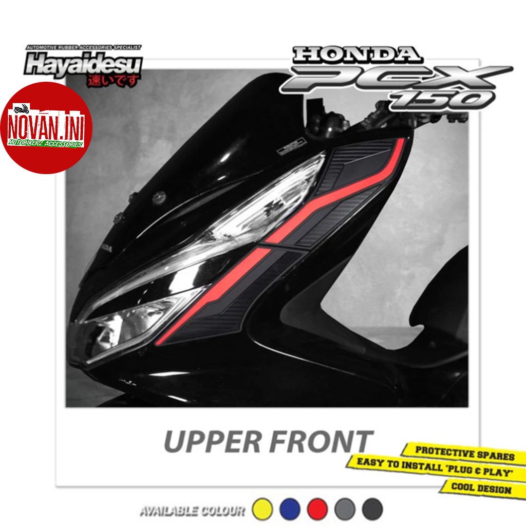 Jual HONDA PCX 150 Body Protector UPPER FRONT SIDE Cover-HAYAIDESU ...
