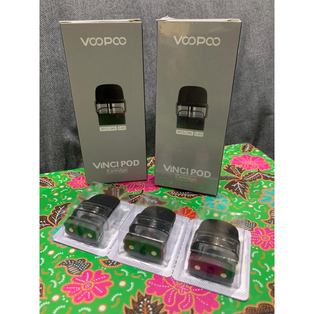 Jual CATRIDGE VINCI POD 0.8 OHM 2ML COIL VINCI AUTHENTIC 100% | Shopee ...