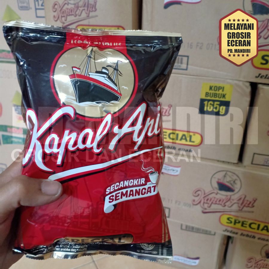 Jual KAPAL API KOPI BUBUK 165 GR | Shopee Indonesia