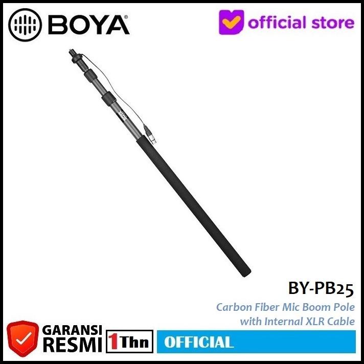 Jual Boya By-Pb25 Carbon Fiber Microphone Boom Pole With Internal Xlr ...