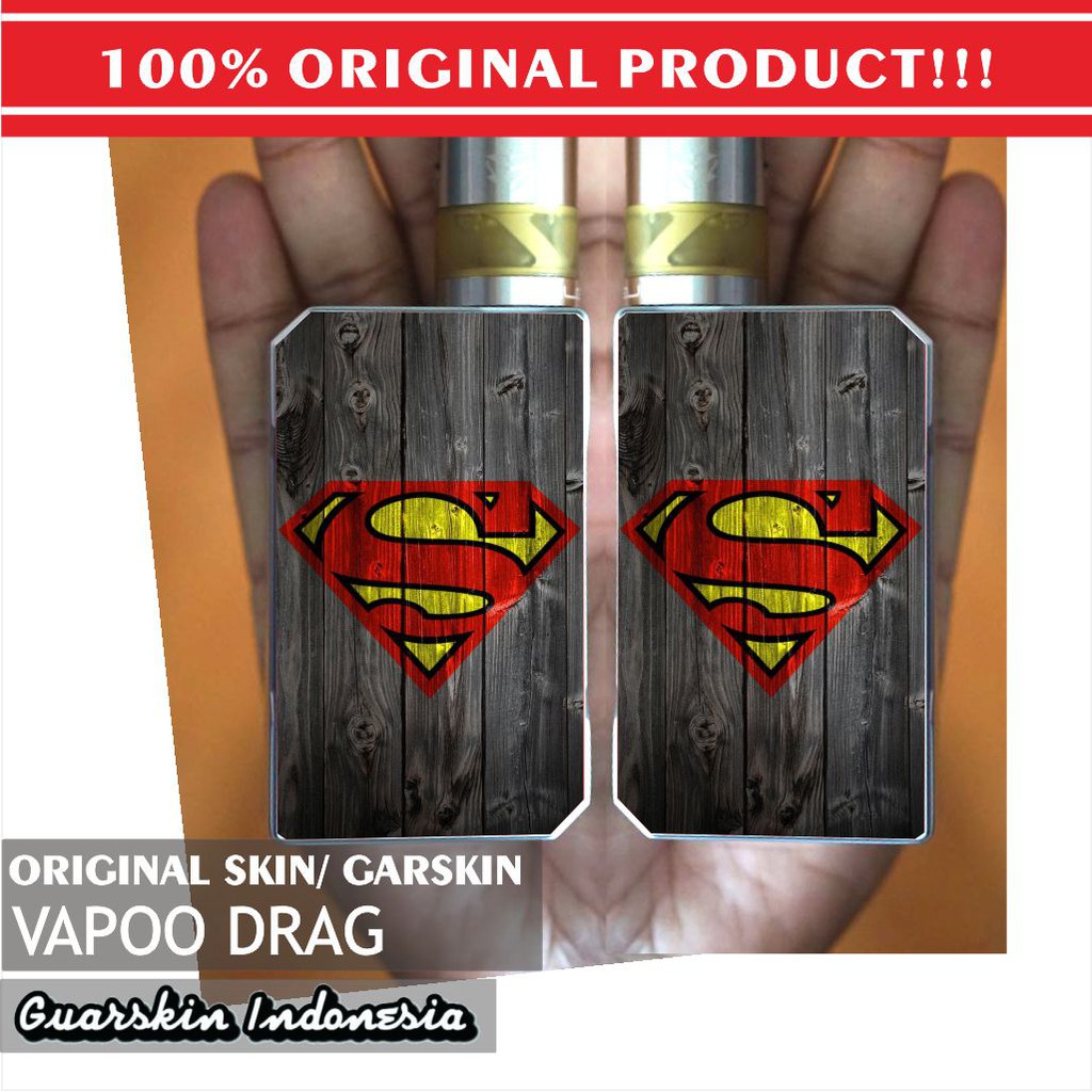 Jual Original! Skin / Garskin Mod Vape Voopoo Drag - Superman | Shopee ...