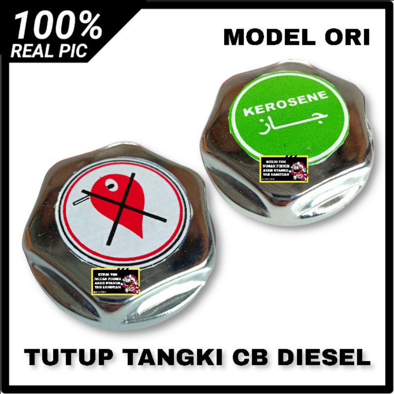 Jual TUTUP TANGKI TENGKI CB DIESEL DISEL MODEL ORI BENTUK PERSEGI ENAM ...