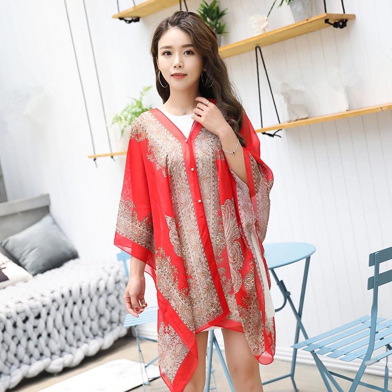 Jual Scarf outer syal selendang pelindung matahari luar ruangan wanita ...