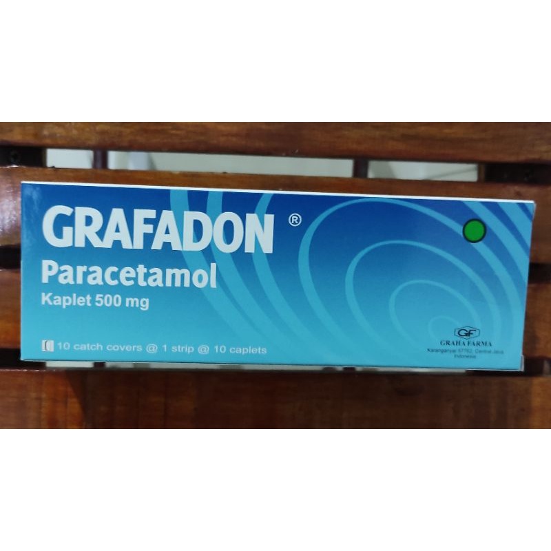 Jual Paracetamol Grafadon 500 Mg / Meredakan sakit kepala / sakit gigi ...