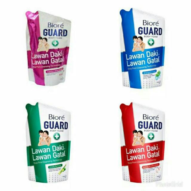 Jual Kao Biore Guard Body Foam 400 ml - Sabun Mandi Cair Lawan Gatal ...