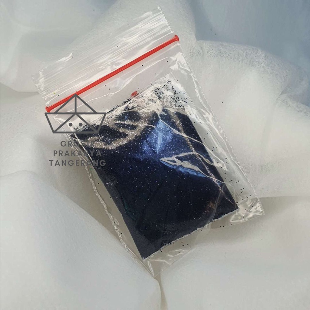 Jual Sparkle Glitter HITAM 3gr 3gram Powder Serbuk GROSIR PRAKARYA ...