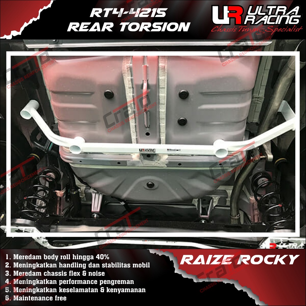 Jual Aksesoris Stabiliser ULTRA RACING Safety Bar - Rear Torsion 4 ...
