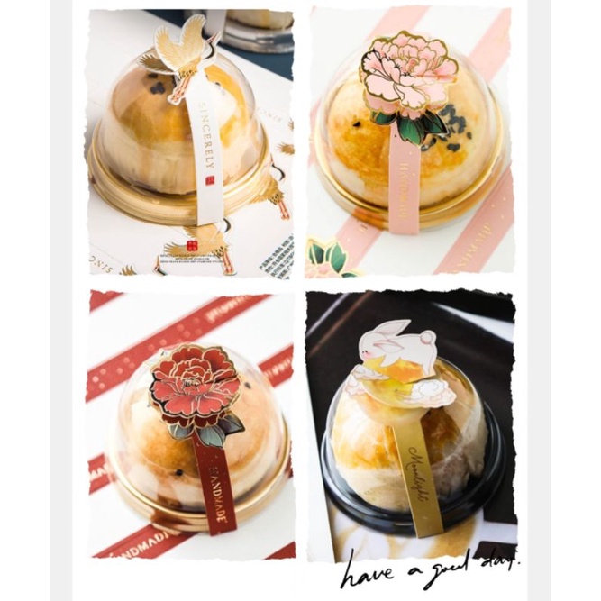 Jual stiker mooncake/label cake/label mooncake/box kue/kotak kue/box ...