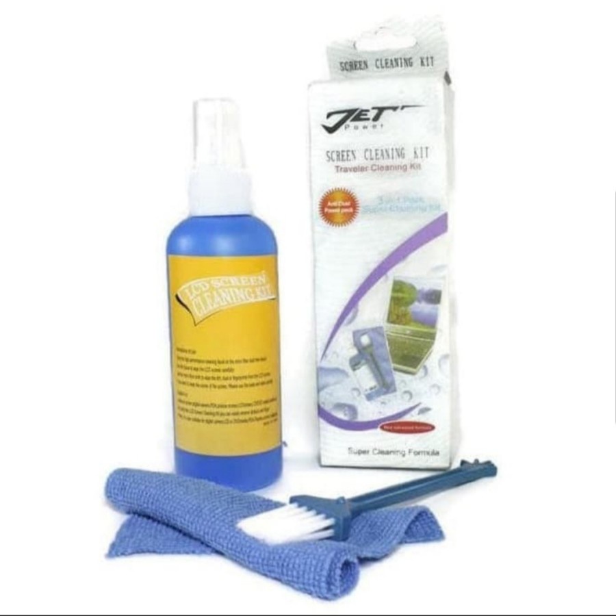 Jual LCD Screen Cleaning Kit 3 in 1 CLEANING KIT LCD LAPTOP KAMERA 3 IN ...
