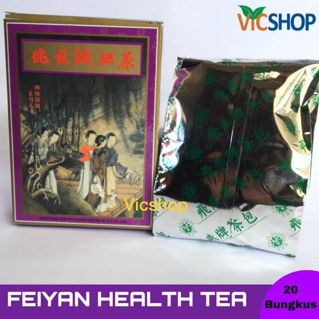 Jual TEH DIET HERBAL FEI YAN HEALTH TEA (Teh Dewi ungu)isi 20 bungkus ...