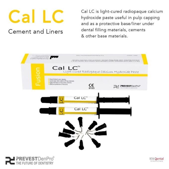 Jual Cal Lc calsium hydroxide light cure cavity liner pulp capping ...