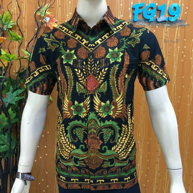 Jual BATIK LANANG BATIK PRIA BATIK SOLO FG19 Jp1 | Shopee Indonesia