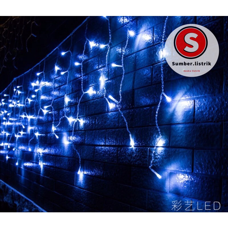 Jual LAMPU LED TIRAI PUTIH / WARM WHITE/BIRU/MERAH/HIJOU/RGB | Shopee ...