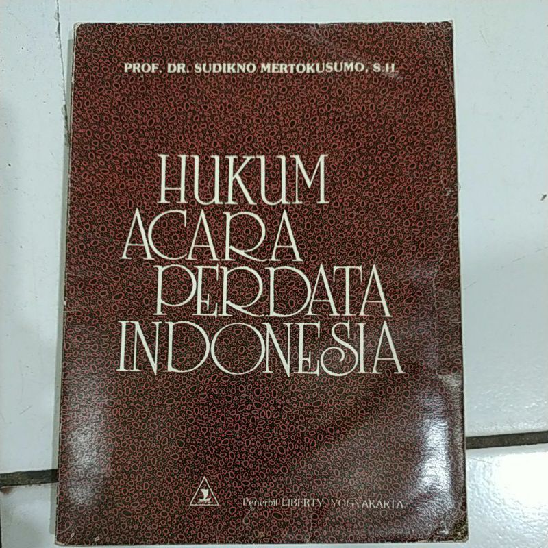 Jual hukum acara perdata di Indonesia prof dr sudikno mertokusumo sh | Shopee Indonesia