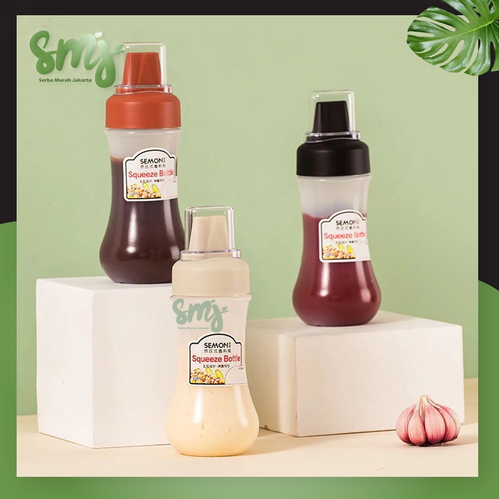 Jual SMJ - Botol Saos Mayonise Kecap Minyak Bottle Sauce Salad Dressing ...