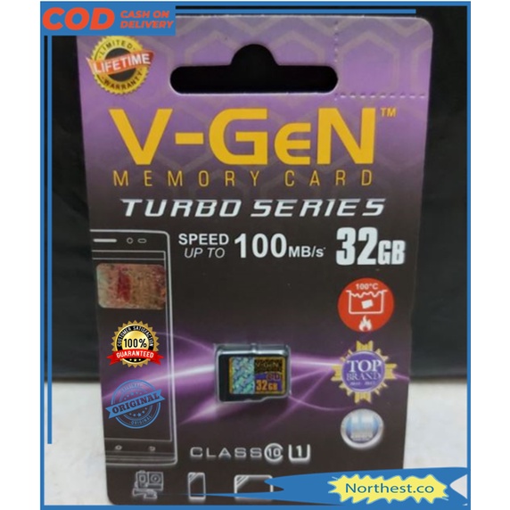 Jual Memory card V-GeN original / memory card sd V-GeN 16 gb, 32 gb, 64 ...