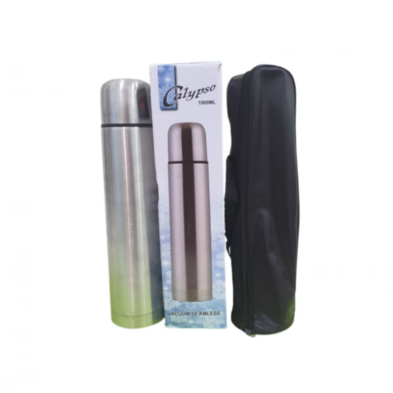 Jual TERMOS STAINLESS STEEL 1 LITER THERMOS 1000 ML 500 ML FREE SARUNG ...