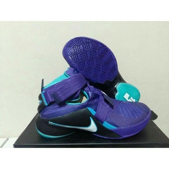 Jual sepatu basket nike lebron soldier 9 hornet purple | Shopee Indonesia