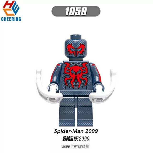 Jual [DJ] Lego XINH XH1059 Superhero Minifigure Spiderman-2099 Movie ...