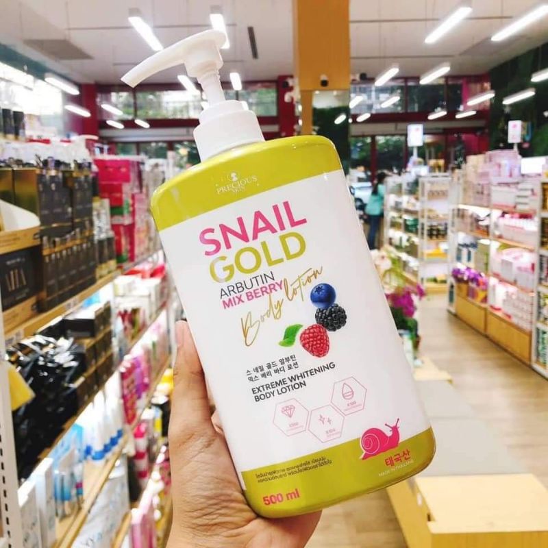 Jual LOTION SNAIL GOLD ARBUTIN MIXBERRY | Shopee Indonesia