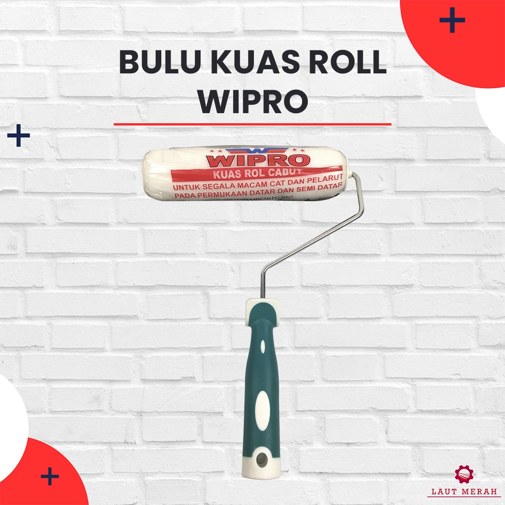 Jual Kuas Cat Roll Rol Tembok Copot / Roller Cat WIPRO 9" inch // Kuas ...