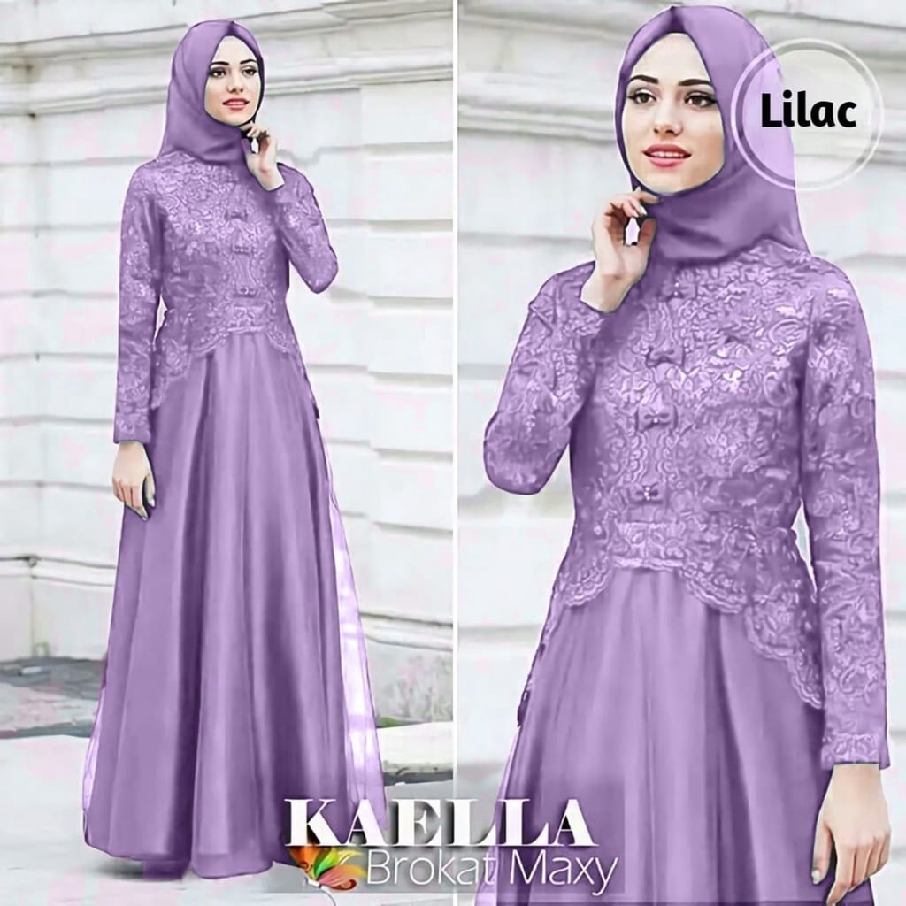 Jual GAMIS BRUKAT MAXY KAELLA/BAJU MUSLIM/GAMIS SYARI/GAMIS KONDANGAN ...