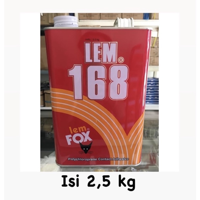 Jual Lem Kuning FOX 168 Galon isi 2,5 Kg | Shopee Indonesia