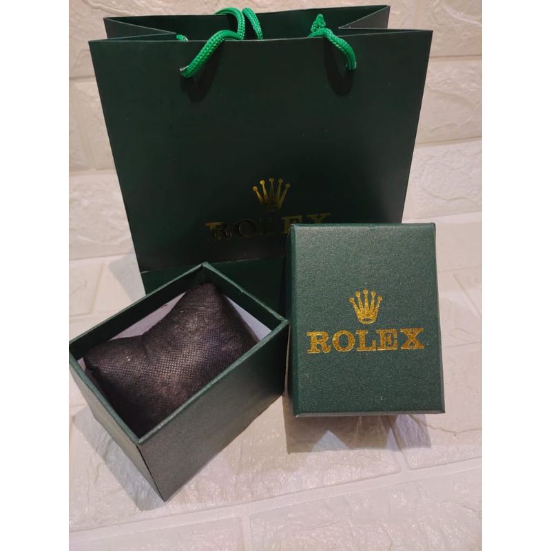 Jual update !!! Gift Box & Baperbag Mewah Box Jam Tangan Rolex Bahan ...