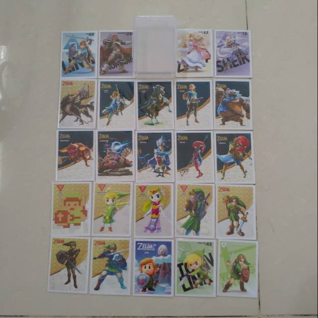 Jual Amiibo Zelda BOTW Kartu Card NFC Clone 24 PCS Breath of The Wild ...