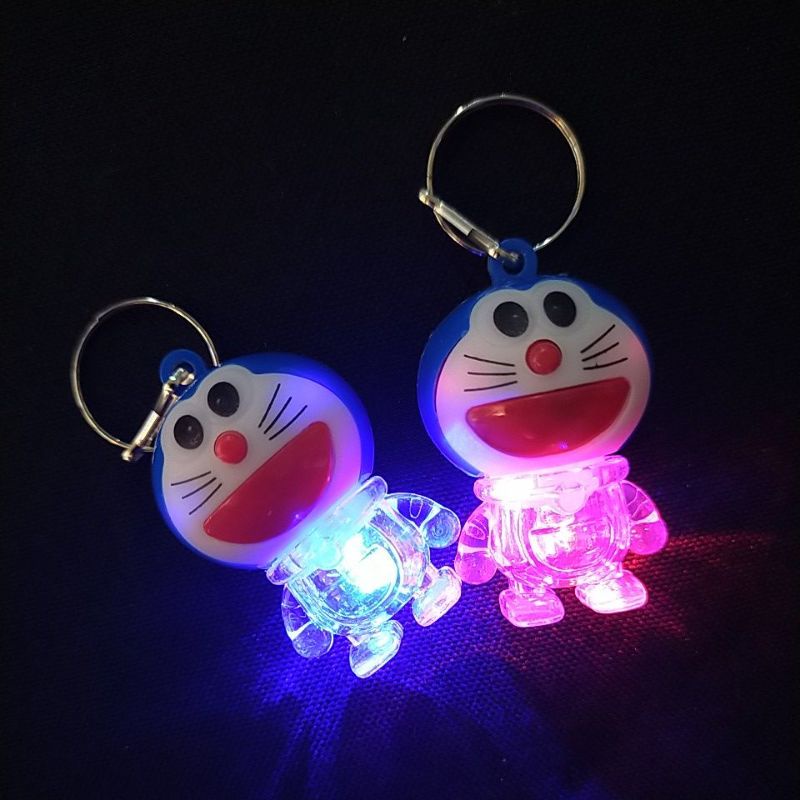 Jual GANTUNGAN KUNCI DORAEMON LED / GANTUNGAN LED DORAEMON / KEY CHAIN ...