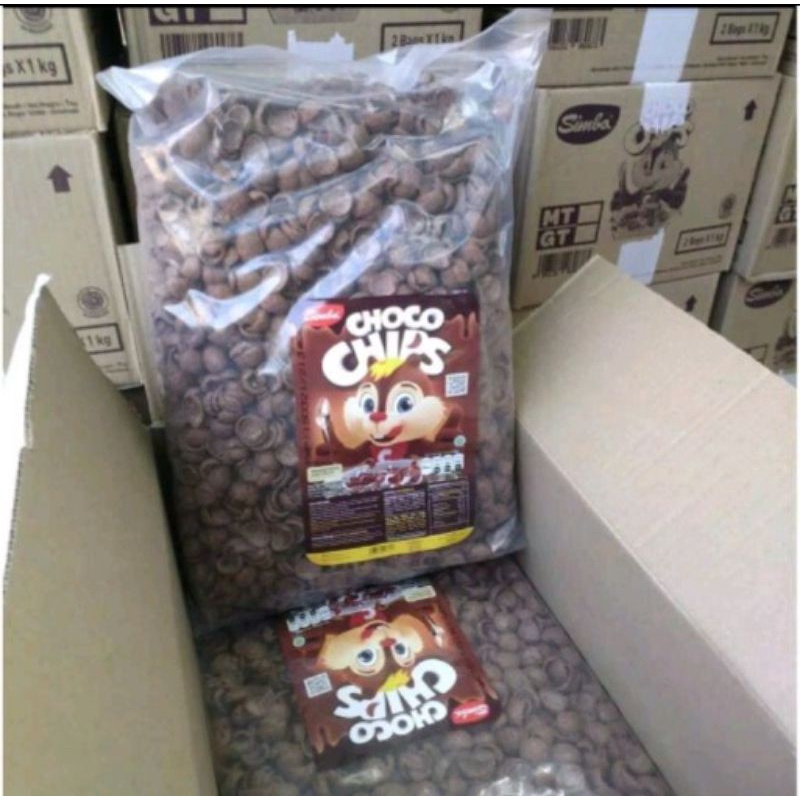 Jual SIMBA Choco Chips Bag 1 Kg | Shopee Indonesia