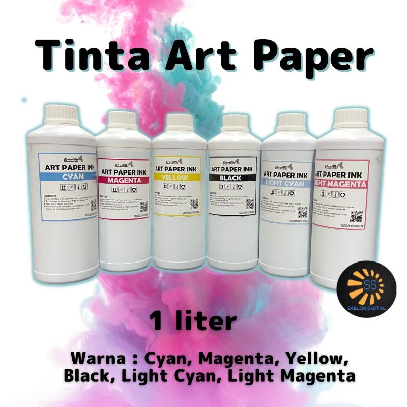 Jual Tinta Art Paper 1 liter kualitas juara | Shopee Indonesia