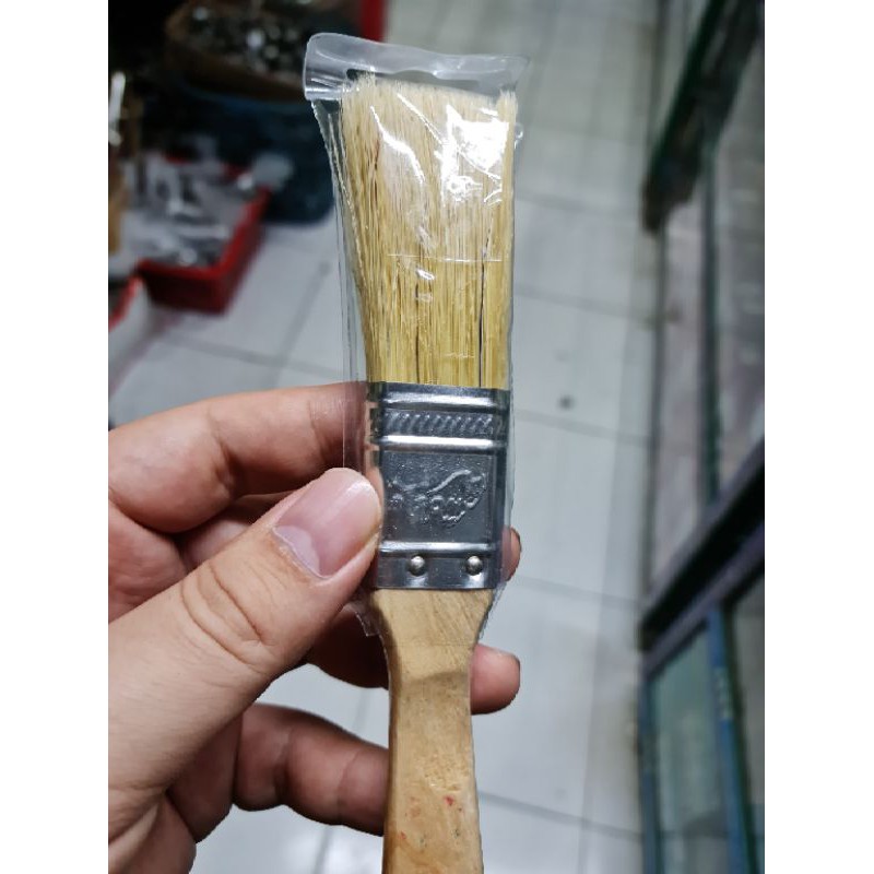 Jual Kuas cat tembok / cat minyak 1" inci merk BISON | Shopee Indonesia