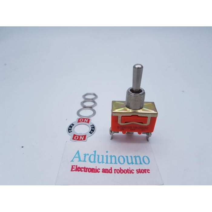 Jual Saklar Toggle Switch DPDT E-TEN 3 Kaki 1122 15A 250V (On-Off-On ...