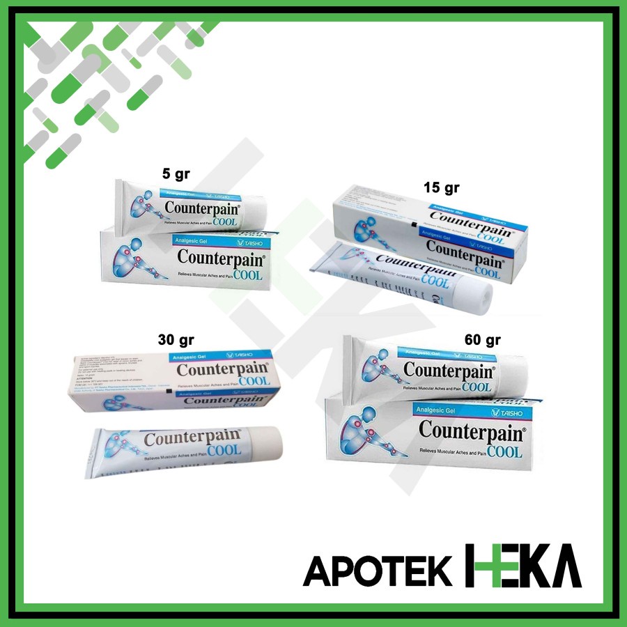Jual Counterpain Cool Cream Krim Nyeri Otot 5 gr / 15 gr / 30 gr ...