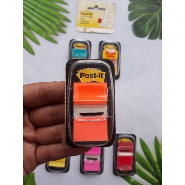 Jual Sale Post it 3M 50 Flags warna Merah Pink Hijau Biru Hijau Warna ...