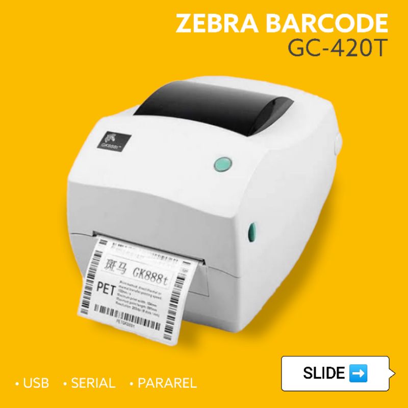 Jual Zebra gc420t barcode printer cocok buat resi ekepedisi atau online ...