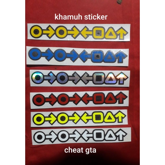 Jual sticker cutting cheat gta (anti polis) | Shopee Indonesia
