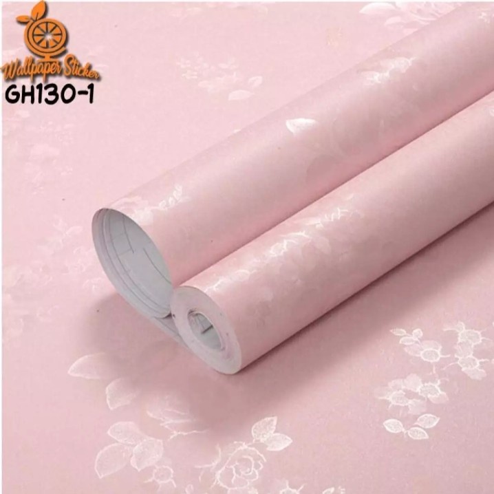 Jual WALLPAPER DINDING / Stiker Dinding/WALLSTIKER Motif Bunga Pink 146 NEW PRODUK HIGHT QUALITY ...