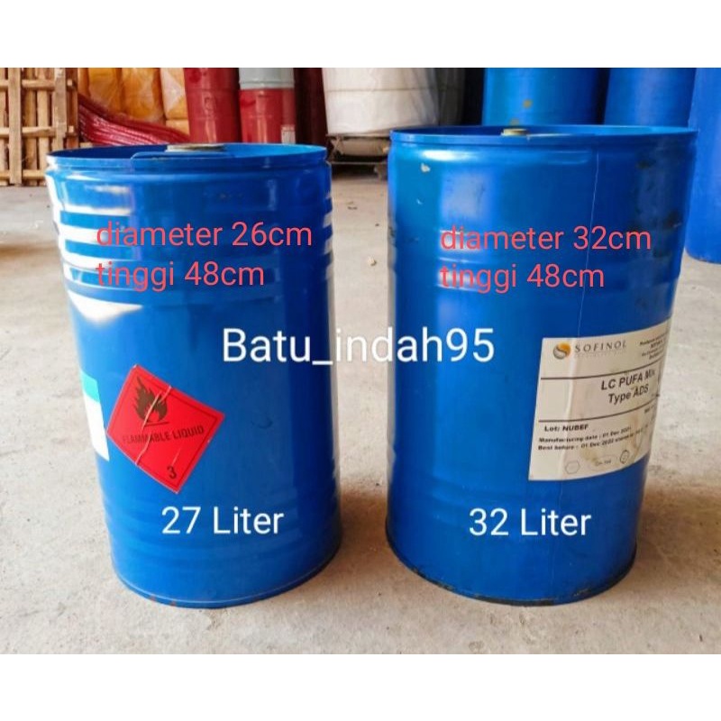 Jual Jerigen Bensin Solar - Jerigen Besi - Drum Besi 27 Dan 32 Liter ...