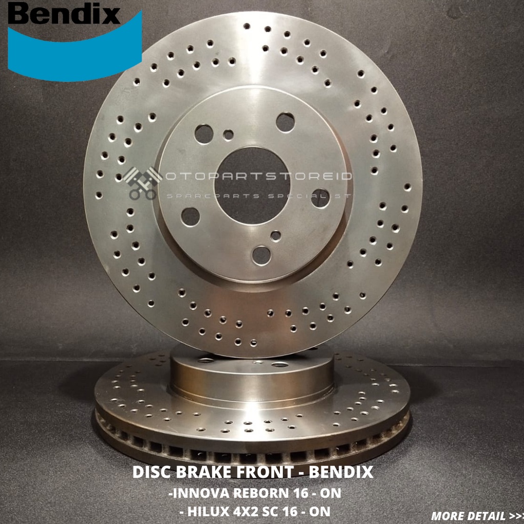 Jual DISC BRAKE/ PIRINGAN REM/ ROTOR BENDIX INNOVA REBORN 2015 UP/HILUX ...