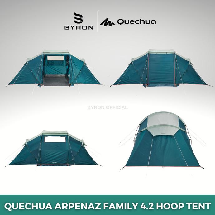Jual Quechua Arpenaz 4.2 Hoop Tent Tenda 4 Orang Dan 2 Kamar Original ...