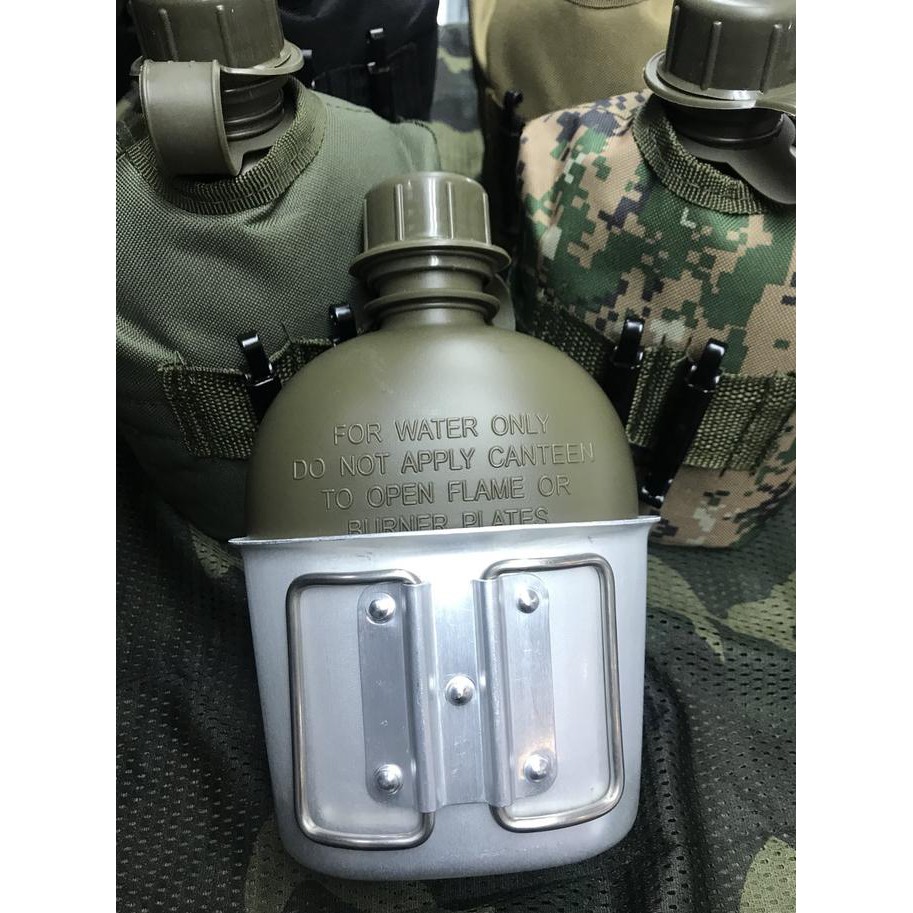 Jual terjangkau Veples / Peples Botol Air TNI Army Water Bottle Nesting ...