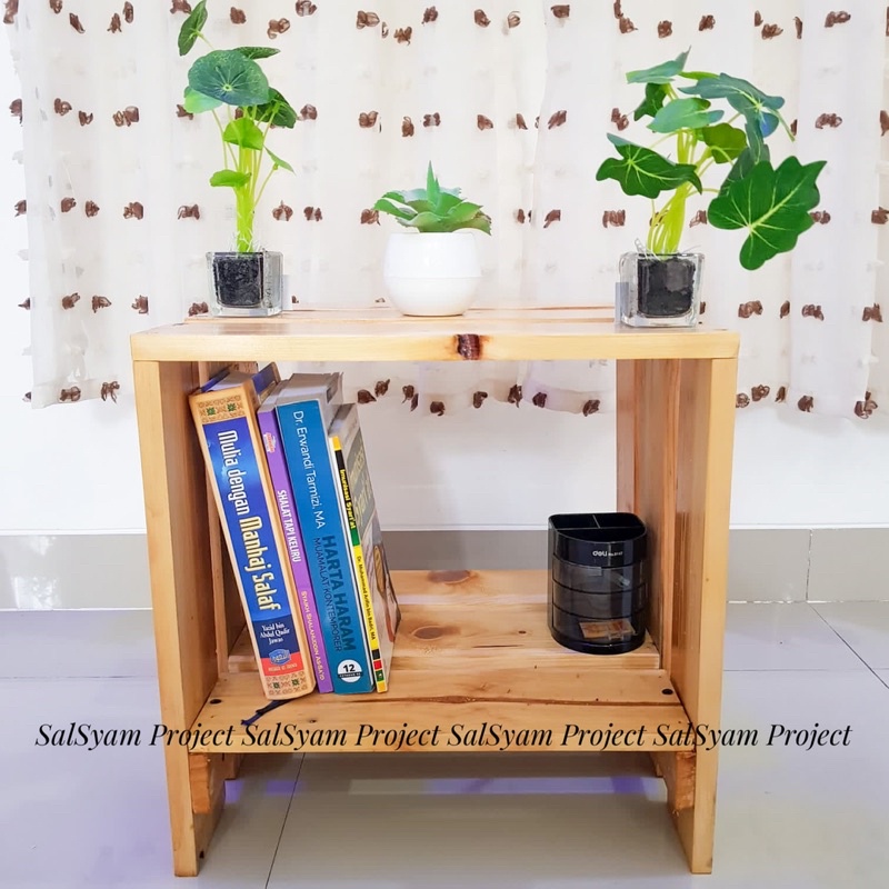 Jual Wooden Shelf 2/ Rak Kayu / Rak Serbaguna / Rak Samping /Rak Kotak ...