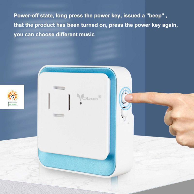 Jual Bel Pintu Sensor Gerak Otomatis Bell Sensor/ Wireless Bell ...