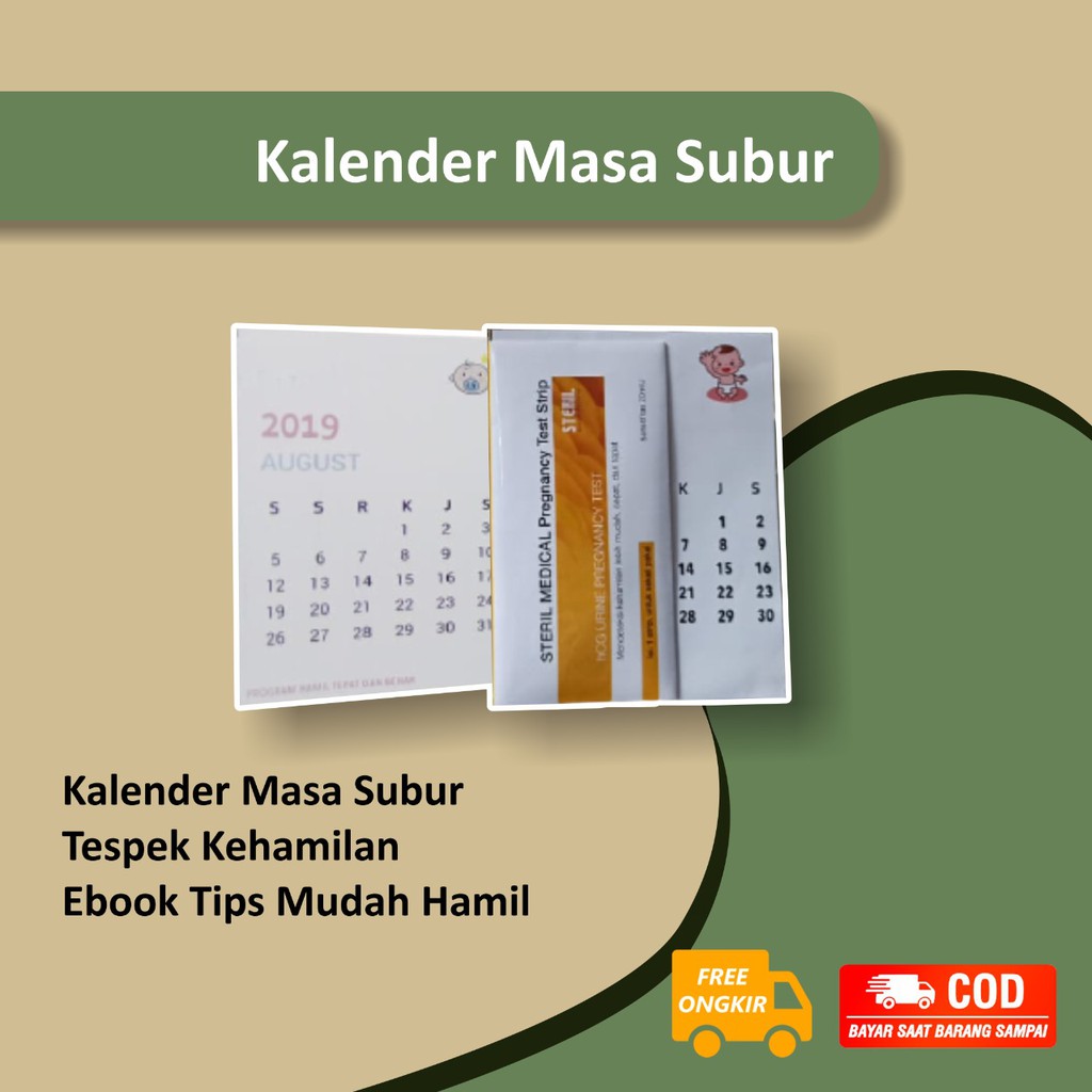 Jual Kalender Masa Subur - Kalender Kehamilan (Dapet Ebook tips Mudah ...