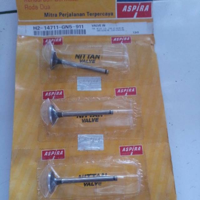 Jual Klep in supra,Astrea,grand,mio,legenda, Valve in aspira | Shopee ...