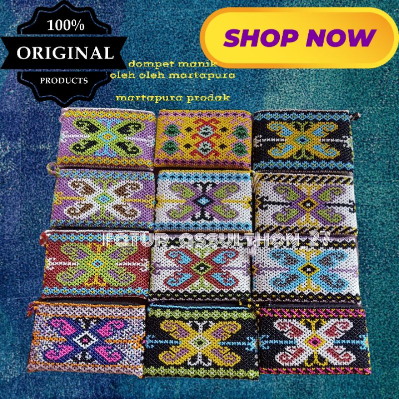 Jual DOMPET MANIK KHAS KALIMANTAN/DOMPET MOTIP DAYAK | Shopee Indonesia