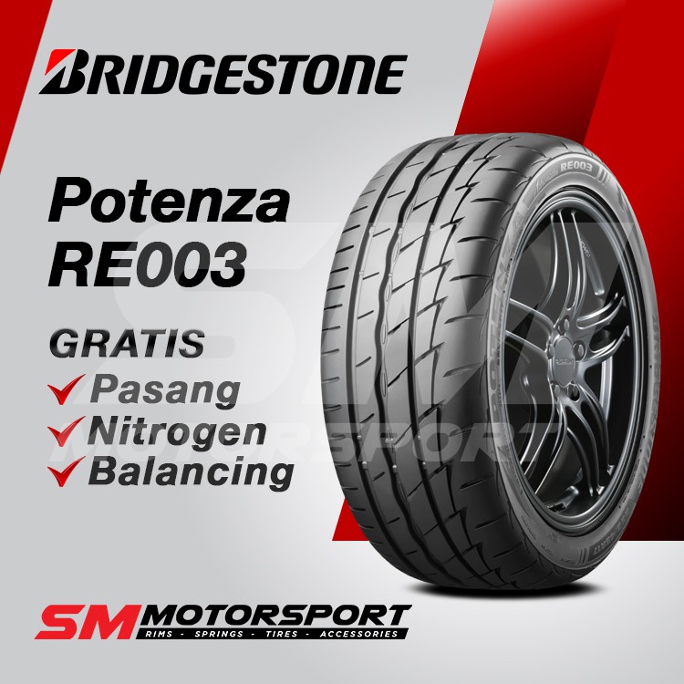 Jual Ban Mobil Bridgestone Potenza RE003 245/45 R17 17 95W | Shopee Indonesia
