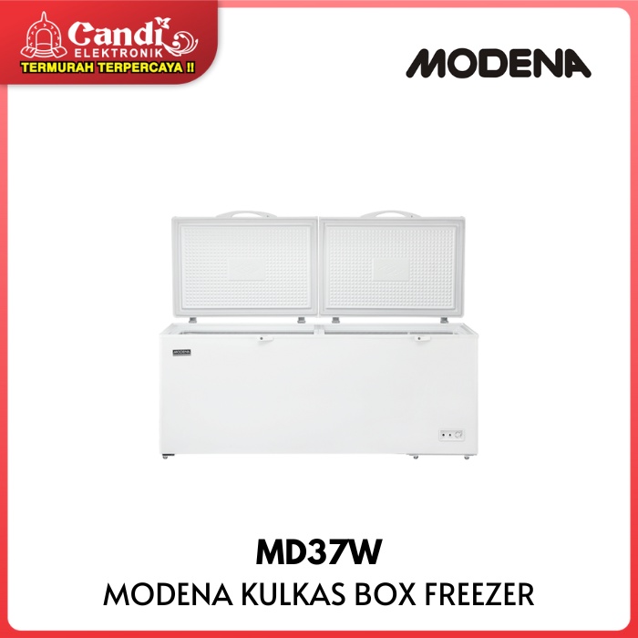 Jual MODENA Kulkas Box Freezer Kapasitas 370 Liter Power Duo Cooling ...